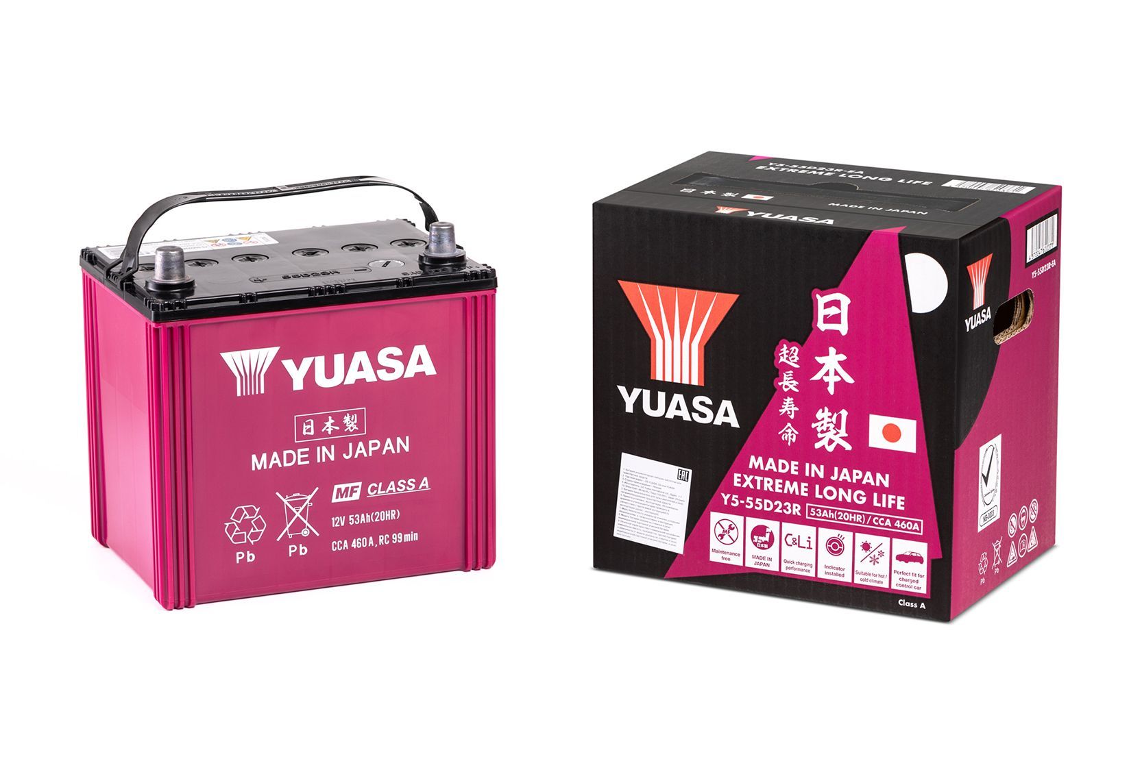 Battery YUASA MF SERIES Y5-55D23R